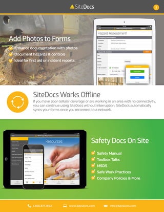 SiteDocs-2015-Brochure-Email-Version | PDF