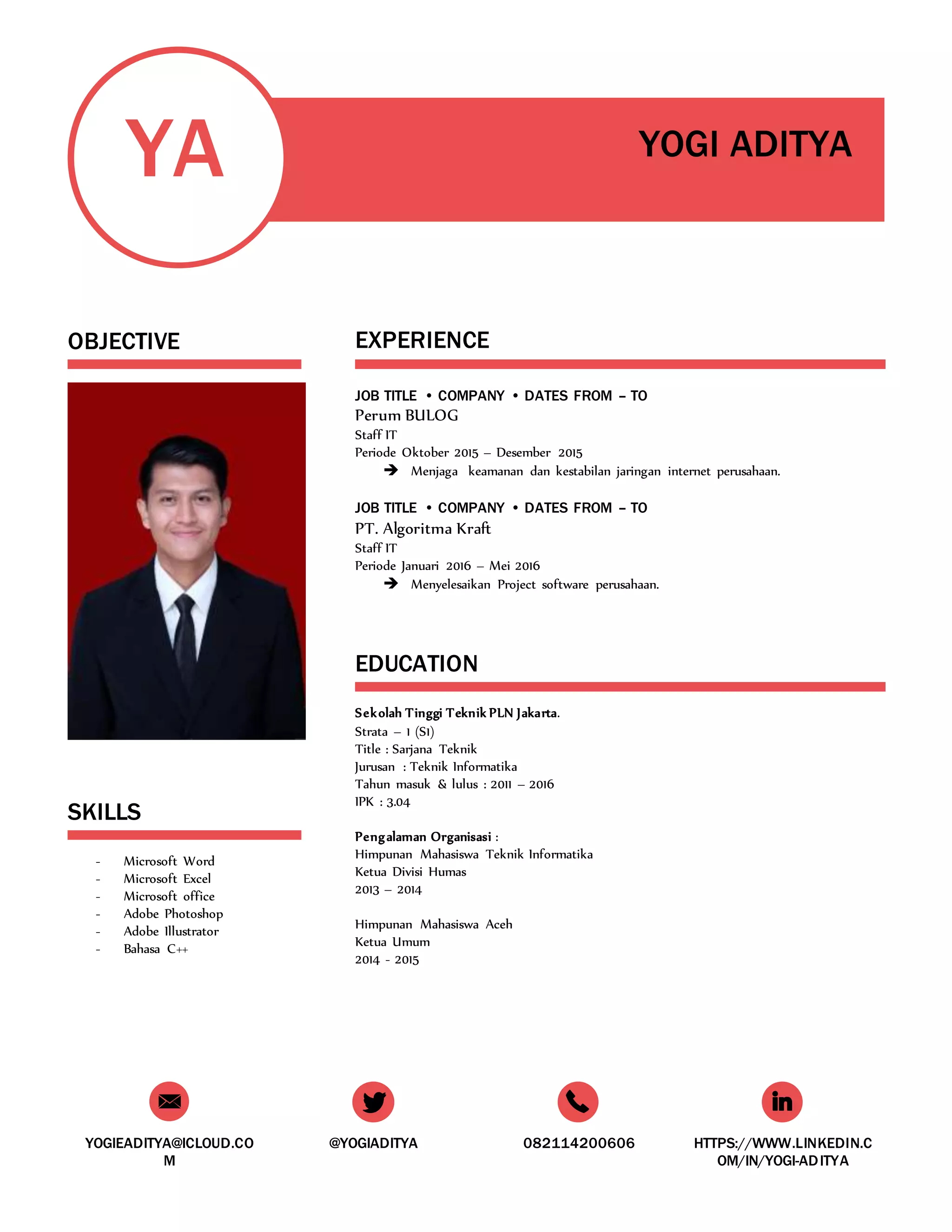 Yogi Aditya CV New 2 | PDF