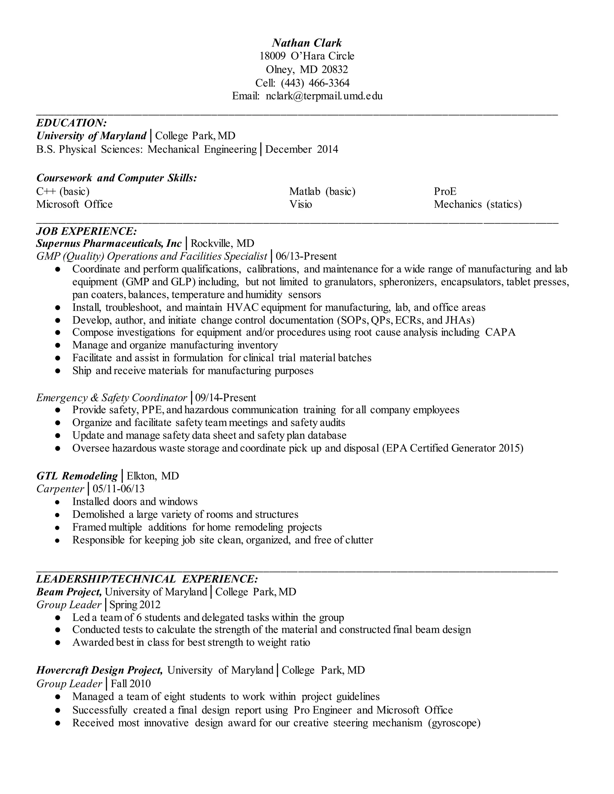 Clark_resume_41513 | DOCX
