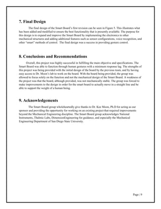 ME490B - SMART BOARD FINAL REPORT | PDF