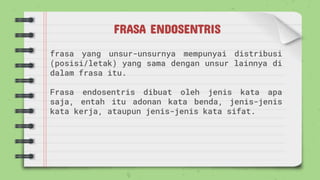 2_BAB 2 FRASA 11 SMA JENIS DAN CARA PENGGUNAAN FRASA | PPT