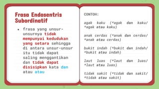 2_BAB 2 FRASA 11 SMA JENIS DAN CARA PENGGUNAAN FRASA | PPT