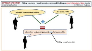 2 Bac - Expressing addition and concession.pptx