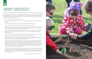 2016 Inpro Sustainability Report | PDF