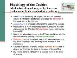 2(b) anatomy and physiology of the peripheral and central auditory ...