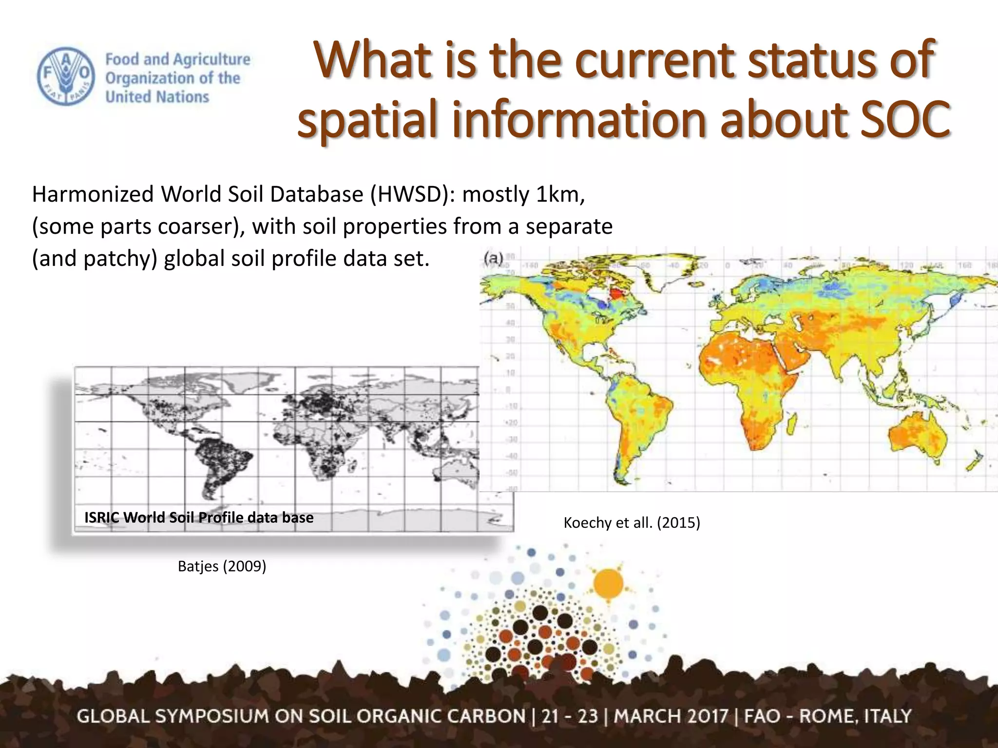 Global Soil Organic Carbon Map | PPTX
