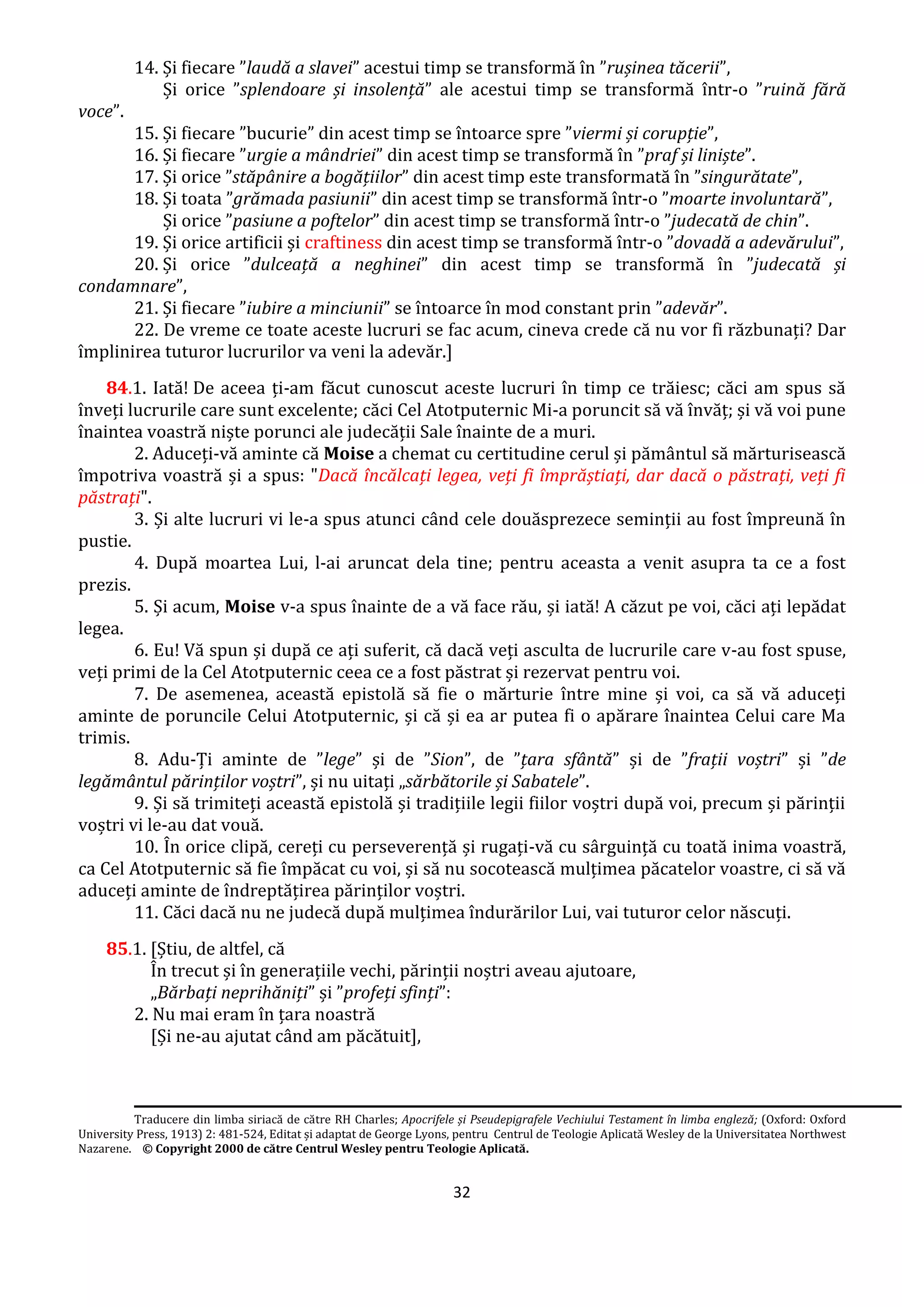 2 Baruc sau Apocalipsa lui Baruc | PDF