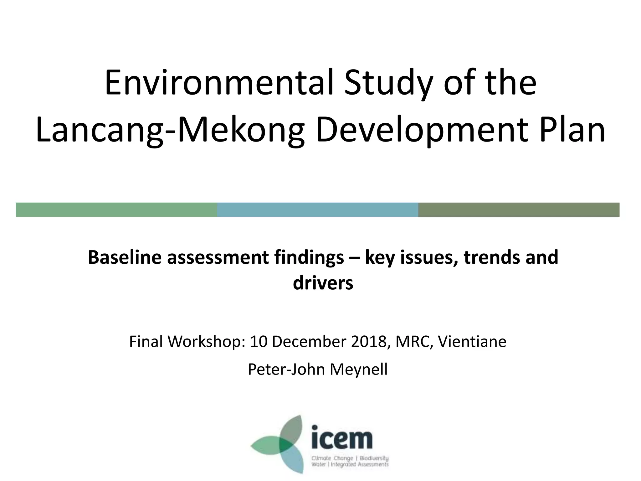 Presentation 2: Baseline Assessment Findings | PPTX