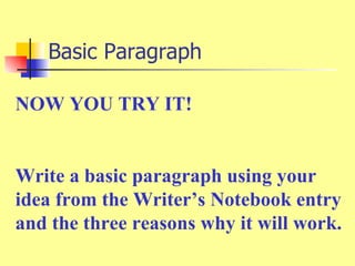 2 basic paragraph and essay review | PPT