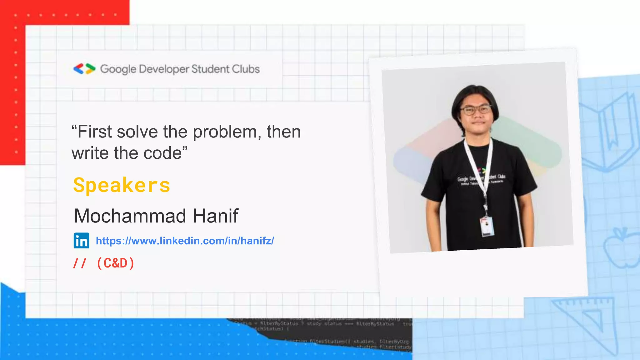 PPT Study Jam - Batch 1 Golang #2: Basics of Go Syntax and Semantics | PPT