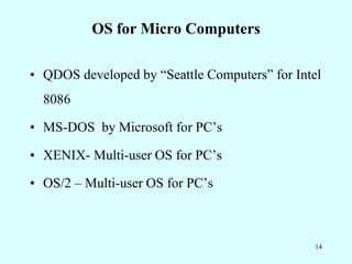 2 basics of operating systems | PPT