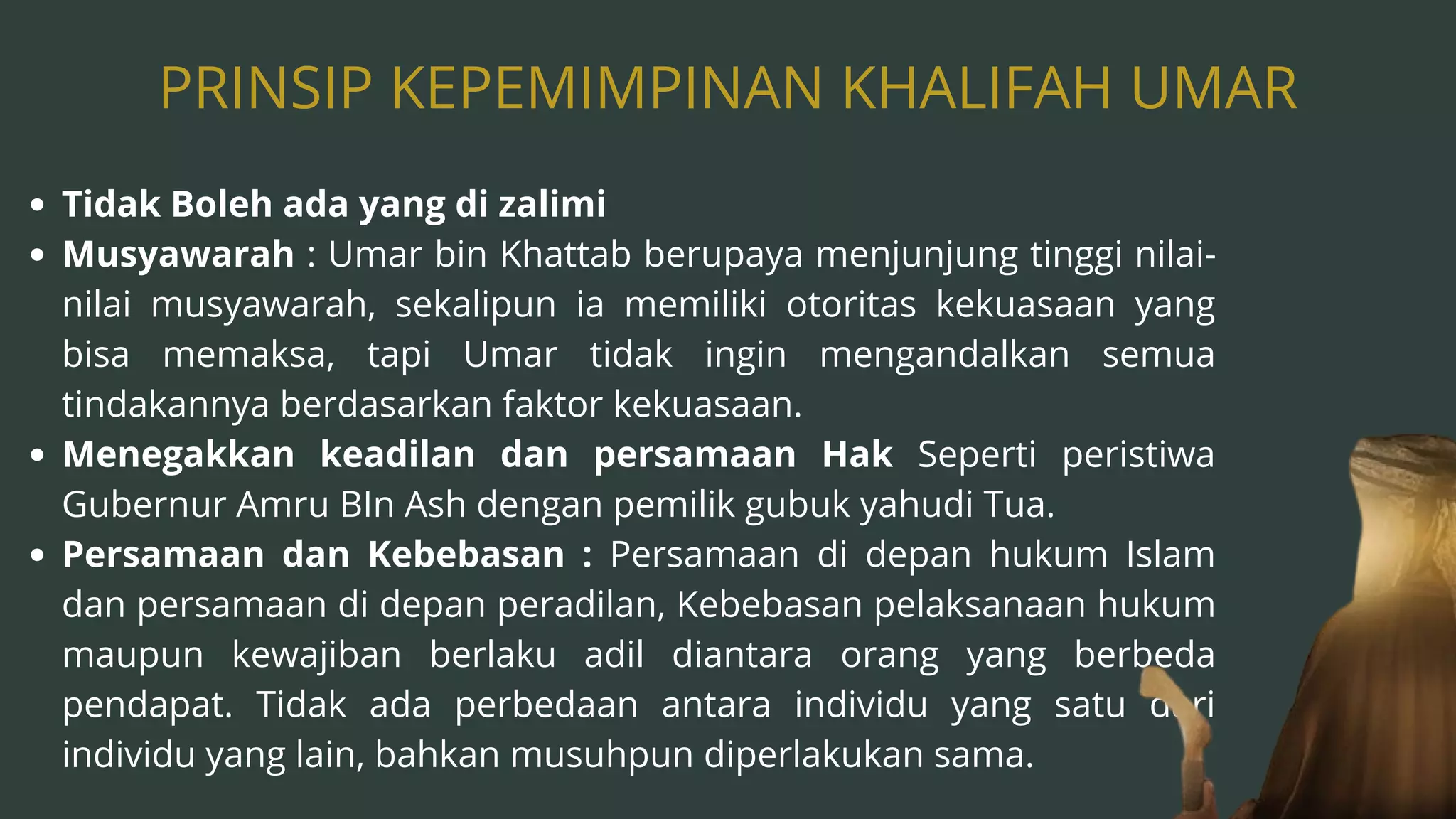 KEPEMIMPINAN SAYYIDINA UMAR BIN KHATTAB RA | PPT | Free Download