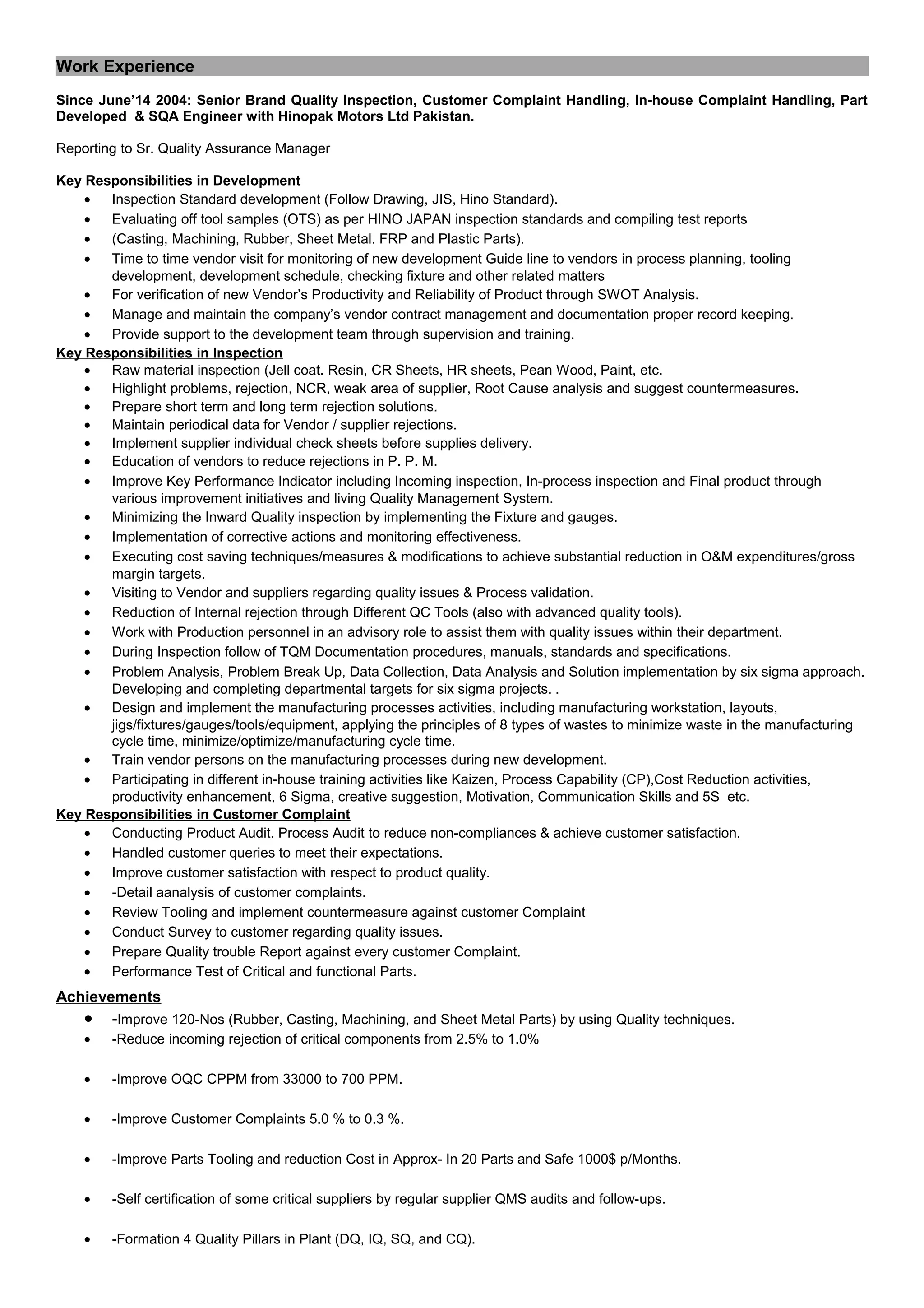 Zaid Detail CV | DOC