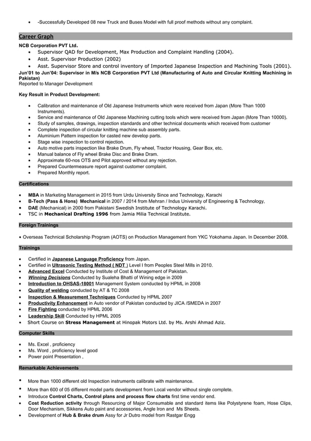 Zaid Detail CV | DOC