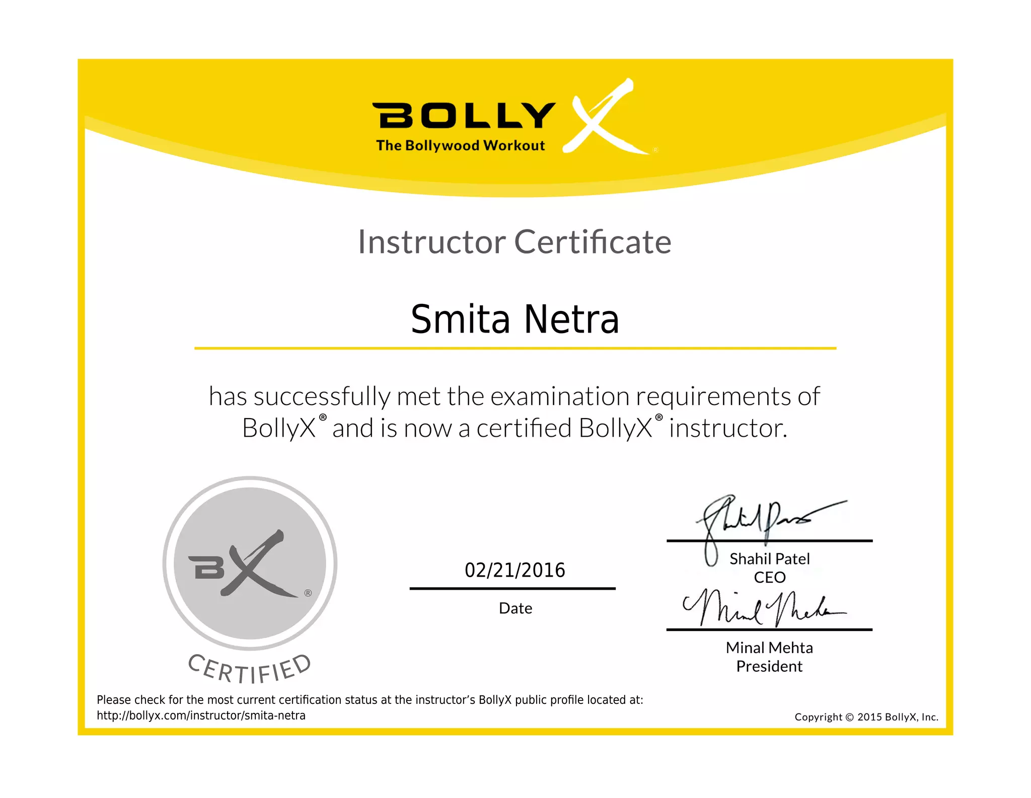 bollyx-cert-instructor | PDF