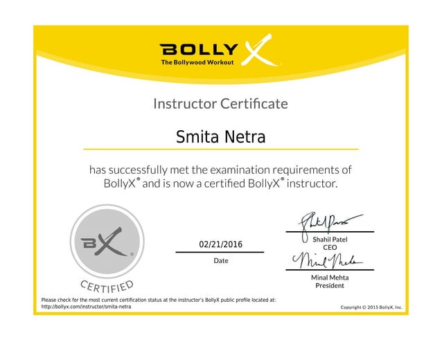 bollyx-cert-instructor | PDF