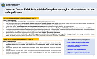 Pajak Karbon BKF Indonesia Asia Tenggara | PDF