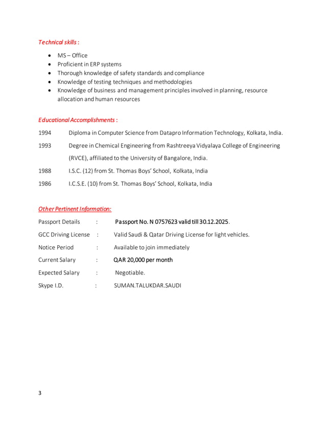 CV Suman | DOCX | Business Administration | Business