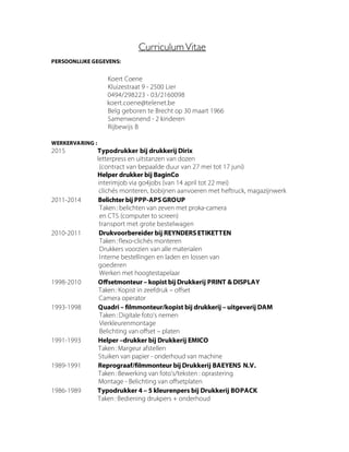 CV_Koert_Coene4 | PDF
