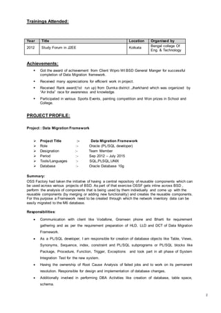 Resume | DOCX | Databases | Computer Software and Applications