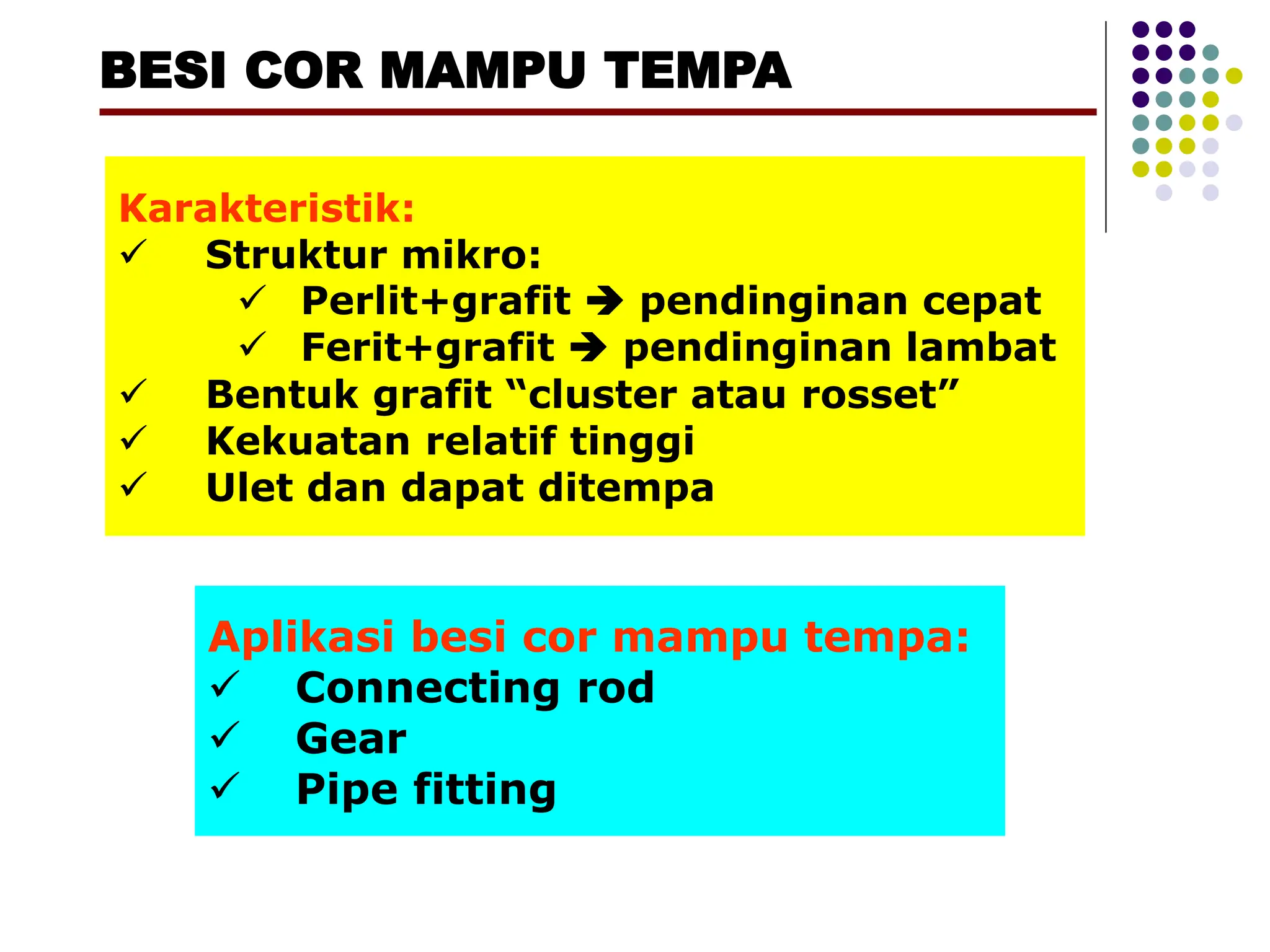 2b Besi Cor_Materi Kuliah elemen mesin semester 1PPT | PPT