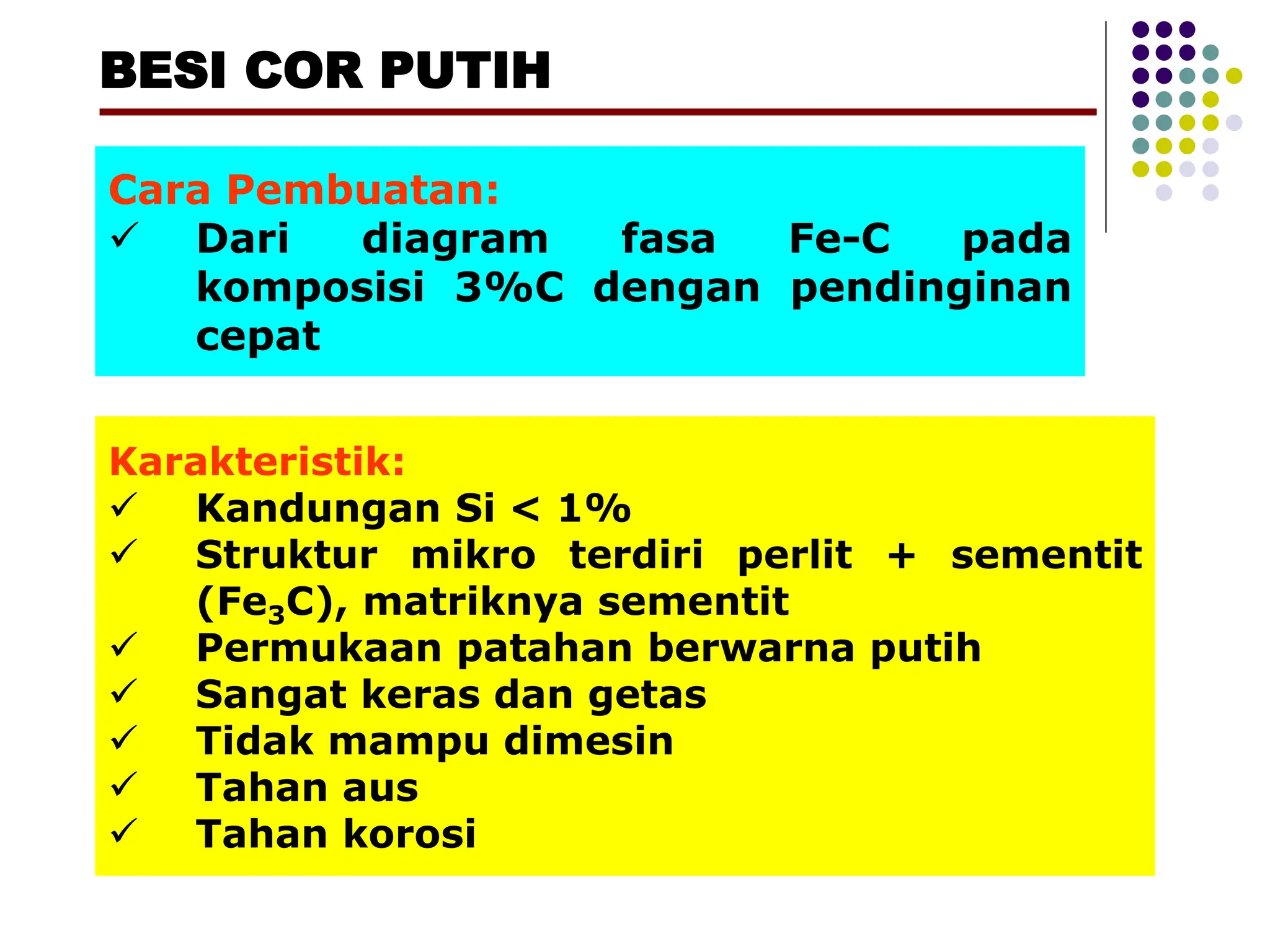 2b Besi Cor_Materi Kuliah elemen mesin semester 1PPT | PPT