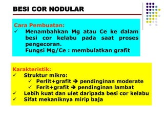 2b Besi Cor_Materi Kuliah elemen mesin semester 1PPT | PPT