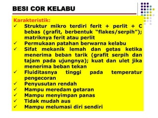 2b Besi Cor_Materi Kuliah elemen mesin semester 1PPT | PPT
