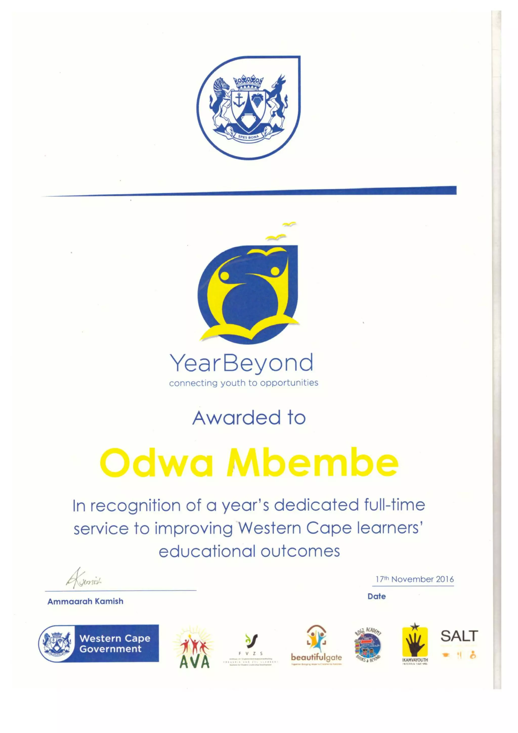 MY CERTIFICATES | PDF