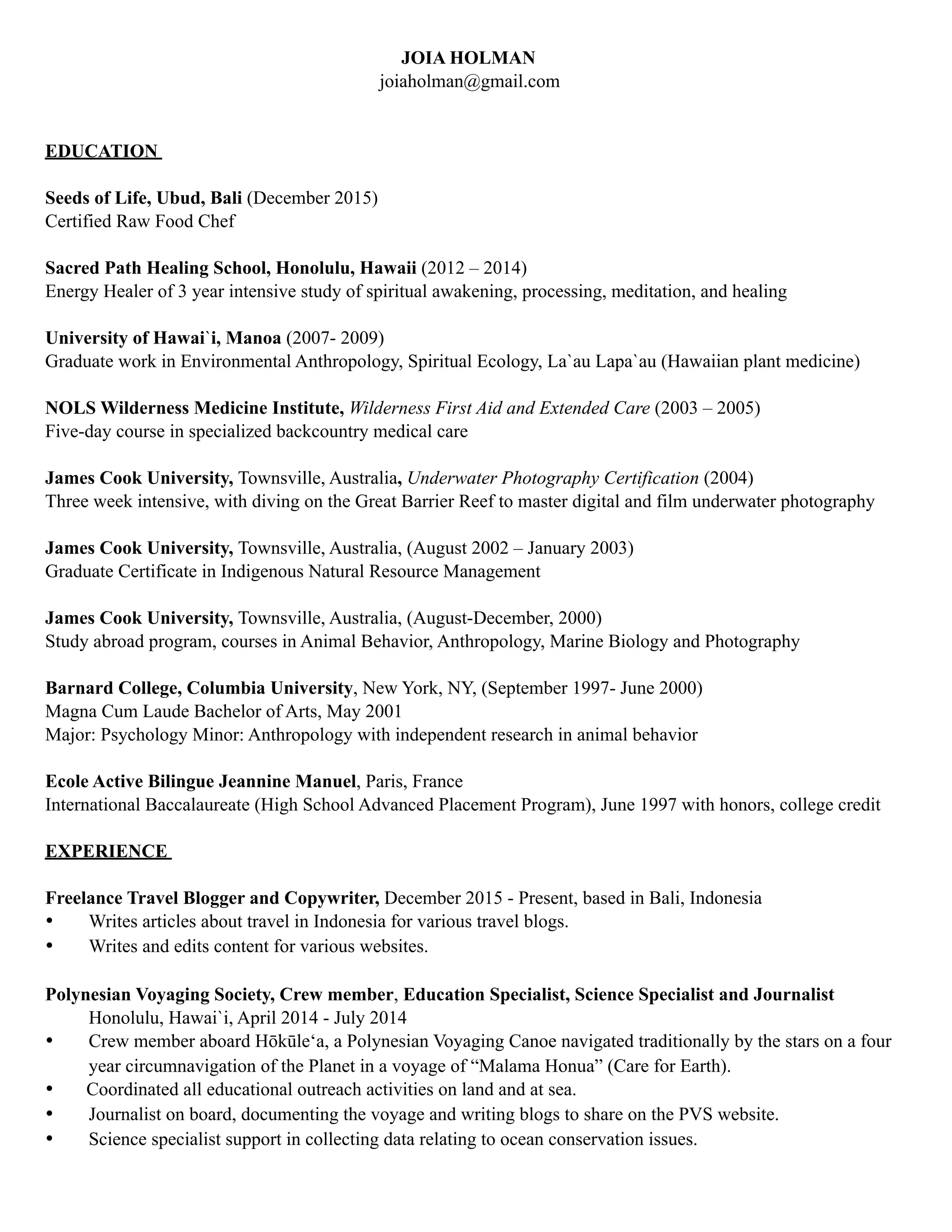 2016 Resume | PDF