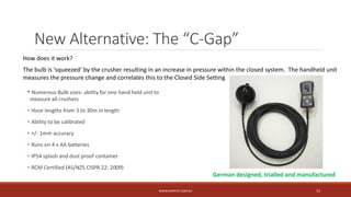 Mintap C-Gap Presentation July 2015 | PDF