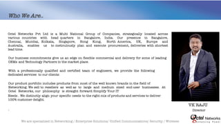 1octel networks profile | PDF | IT and Internet Support | Internet