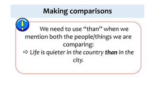 COMPARING CITIES | PPTX