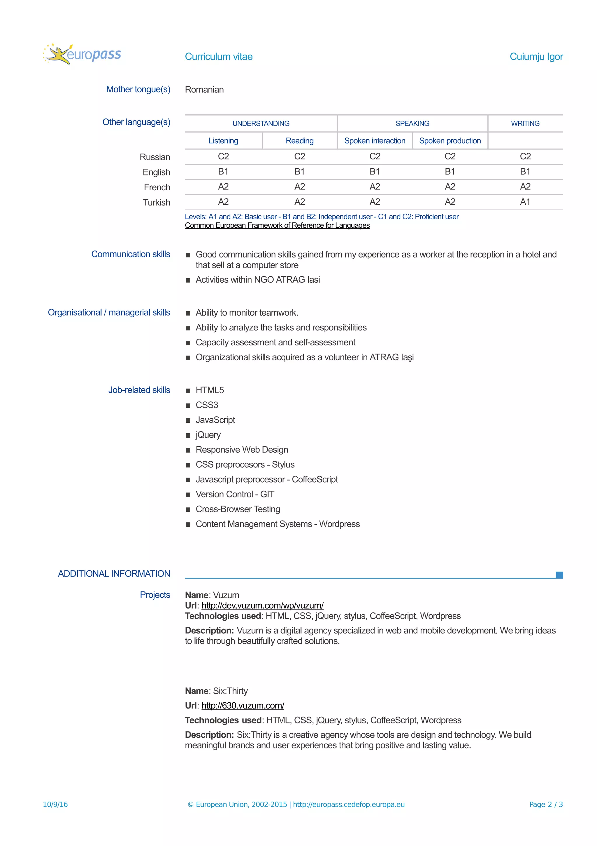 Igor-Cuiumju-CV | PDF