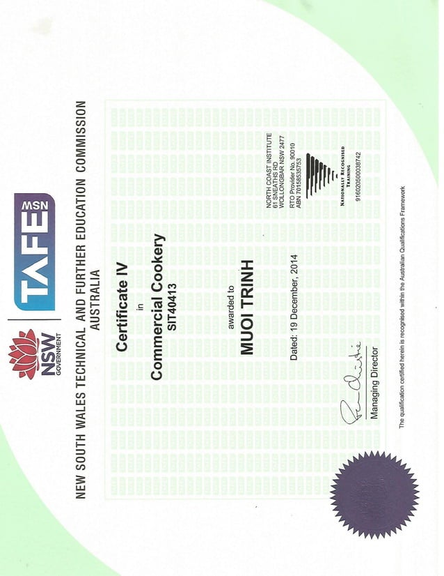 commercial cookery IV | PDF