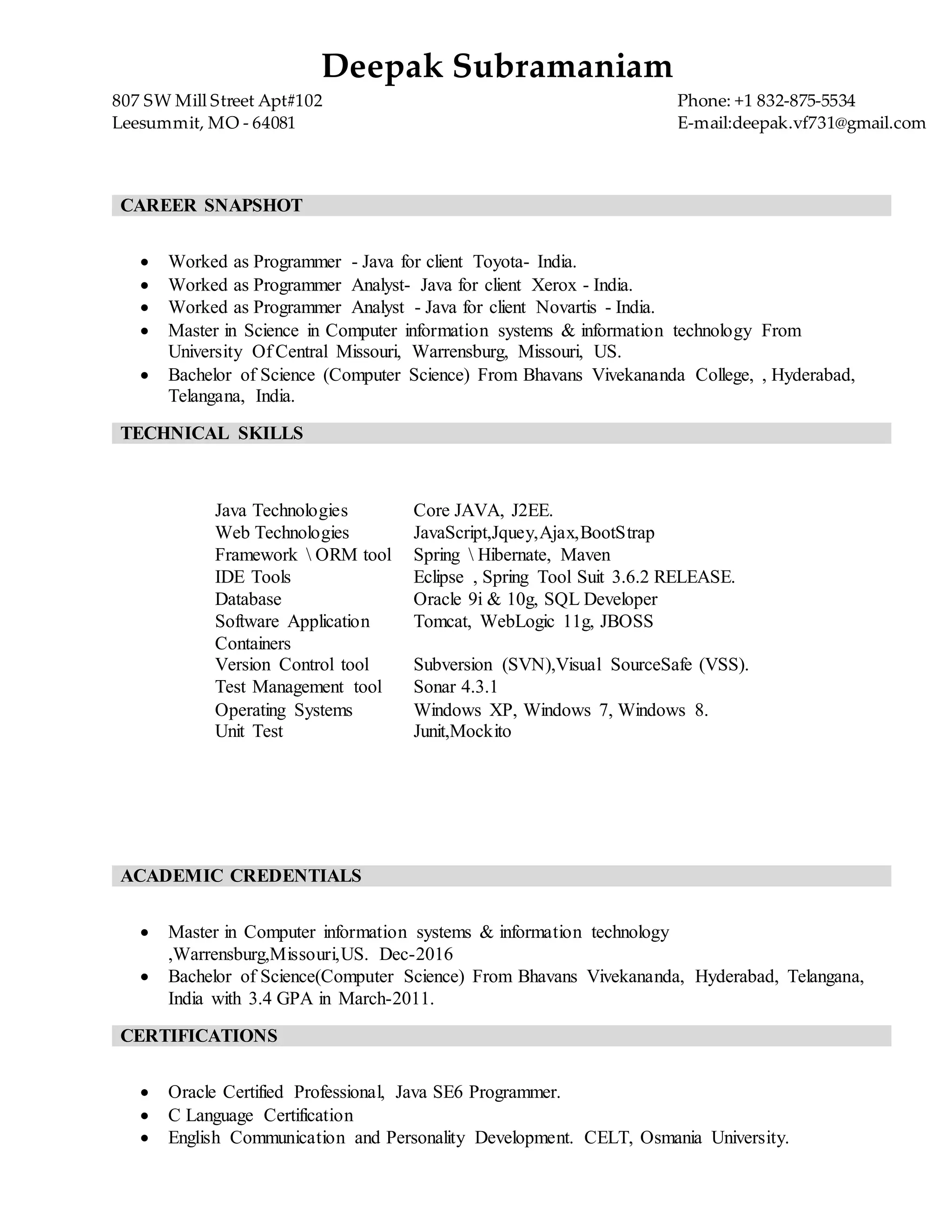 Deepak Subramaniam | DOCX