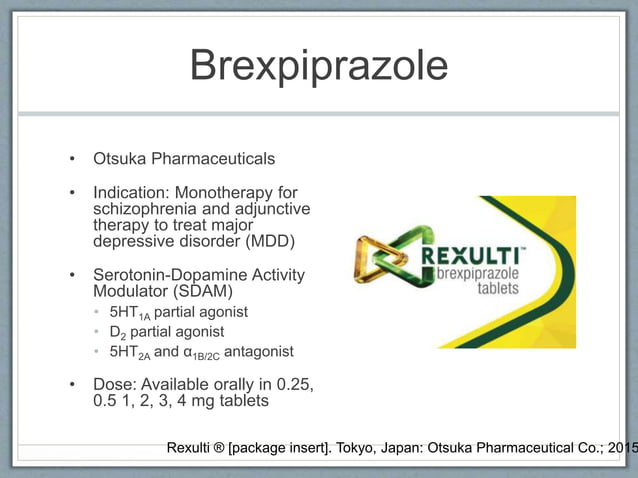 Brexpiprazole Final Presentation | PPTX | Brain and Nervous System ...