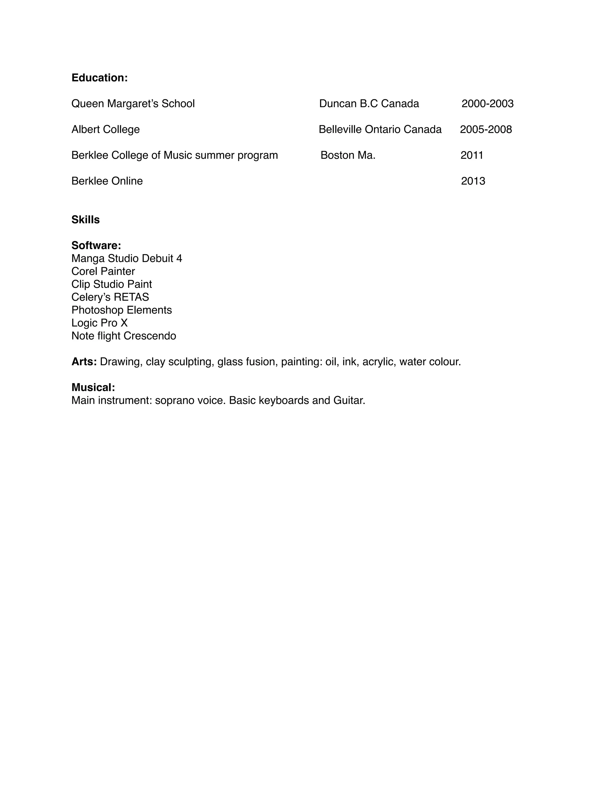 Resume Lesson 4 | PDF