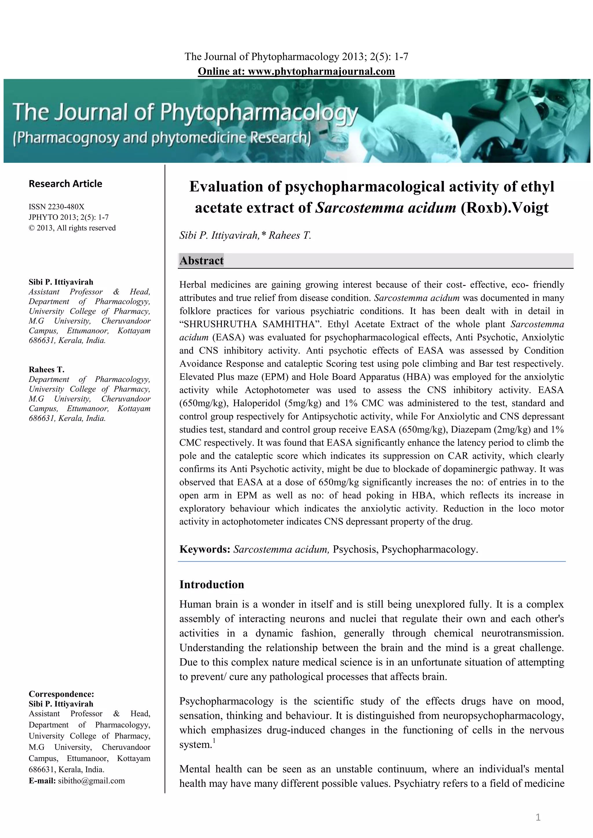 SARCOSTEMMA ACIDUM | PDF
