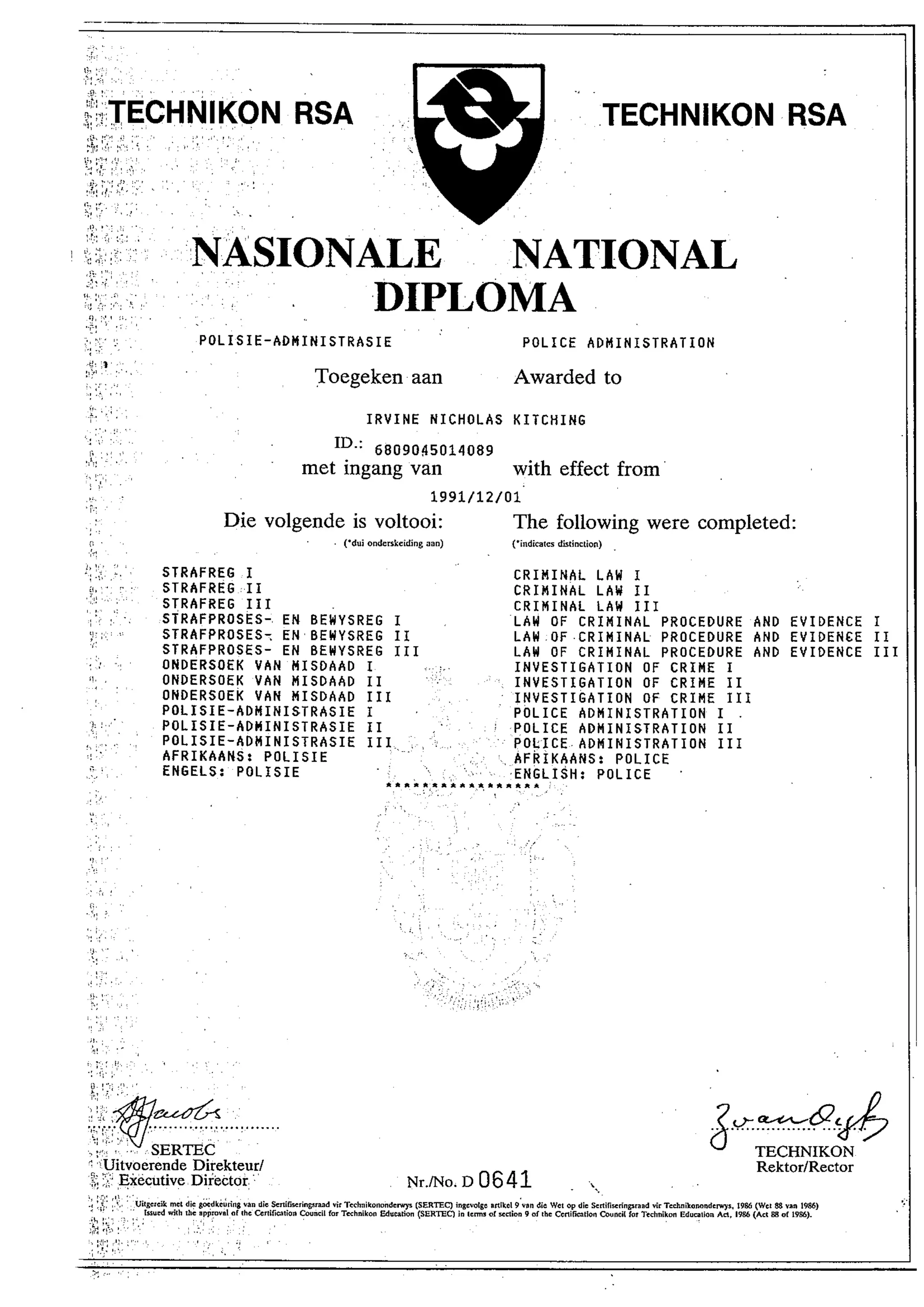 National Diploma - Police Administration.PDF