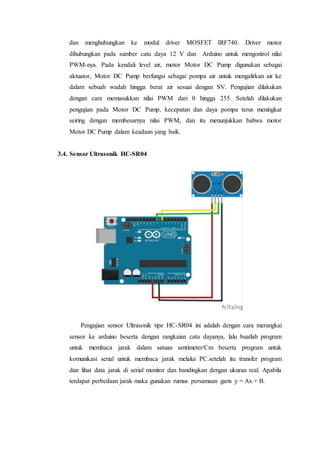 Makalah Pembuatan Water Level Control dengan metode PID 4 | DOCX