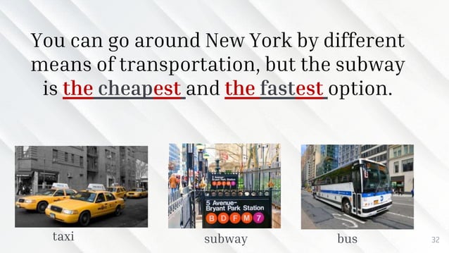 DESCRIBING CITIES - SUPERLATIVE | PPTX