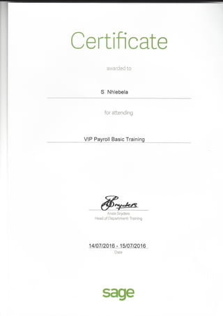 VIP certificate | PDF