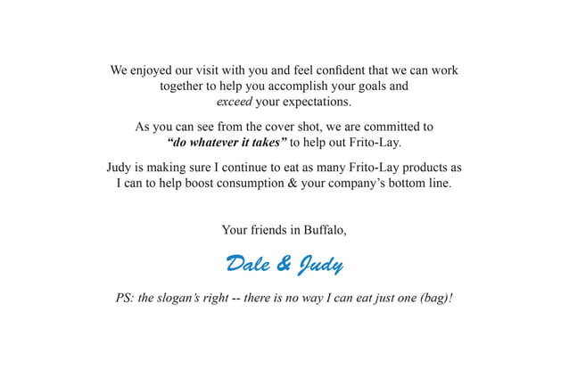 Safety & Fun with Frito-Lay | PPT