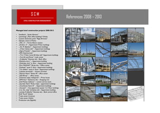 SCM_Structural reference 2008-2013 | PDF