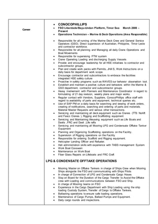 CRAIG MCKUNE 2016 RESUME docx | DOCX