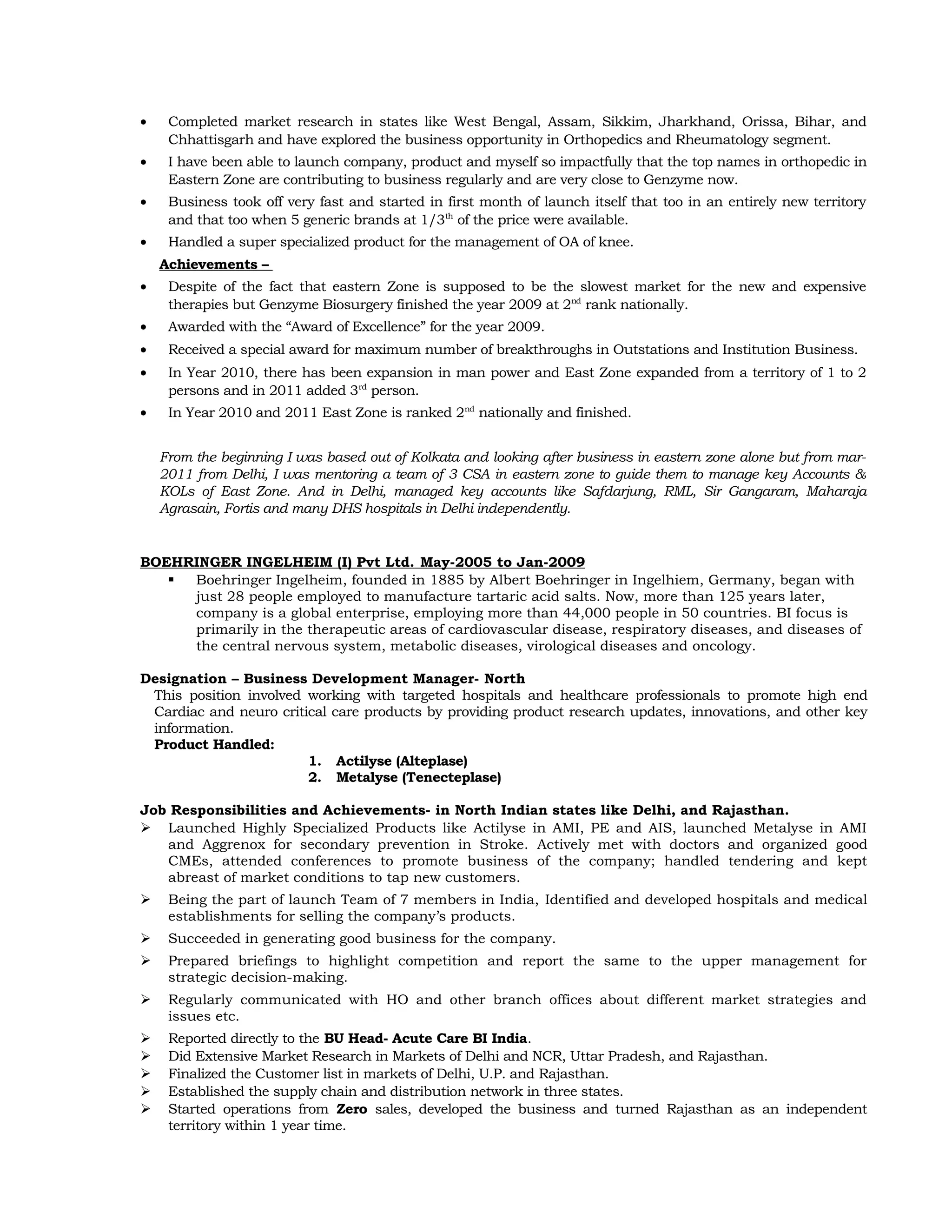 Resume-Mohan Singh | DOC