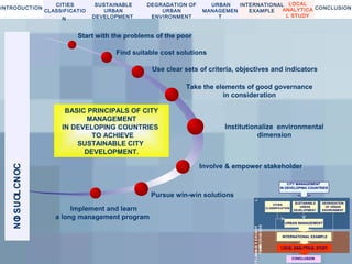urban management FINAL | PPT