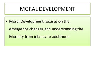 kohlbergs stage of moral development | PPTX