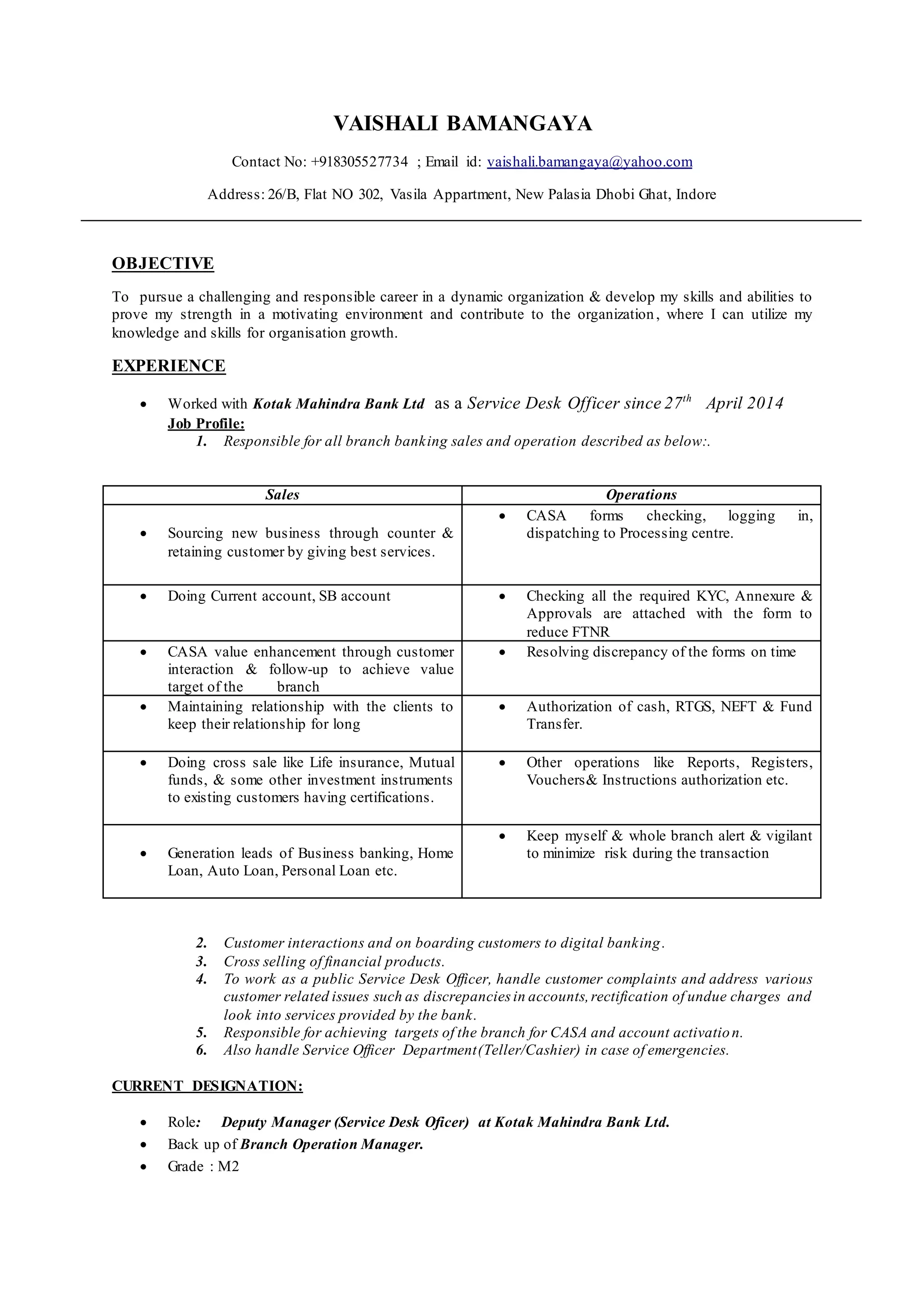 Vaishali_up[dated resume | DOCX